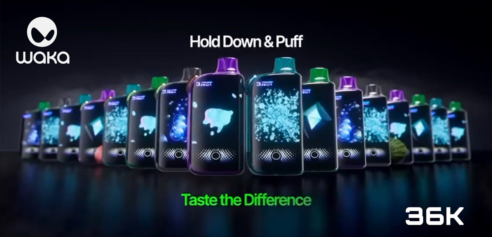 💥 Waka Burst 36,000 Puffs - Pods Desechables en Vapshop Mex